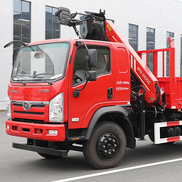 Tri Ring 4X2 Truck with Mounted Sany Palfinger Knuckle Boom Crane - Buy ...